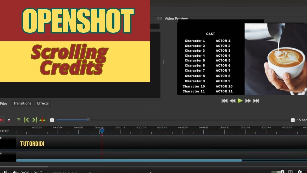 How To Add Scrolling Credits In Openshot OpenShot Video Editor How To Add Scrolling Credits In Openshot OpenShot Video Editor