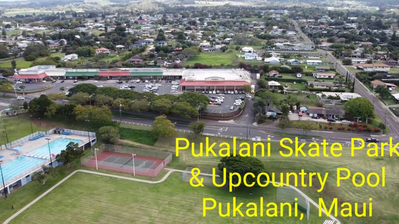 Pukalani Skate Park & Upcountry Pool - YouTube