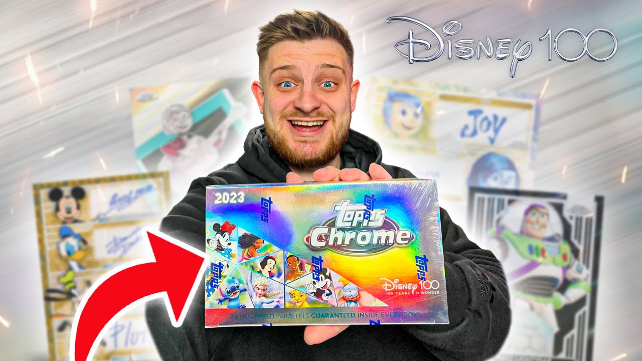 OPENING a TOPPS CHROME DISNEY 100 Hobby Box! (Box Break!) - YouTube