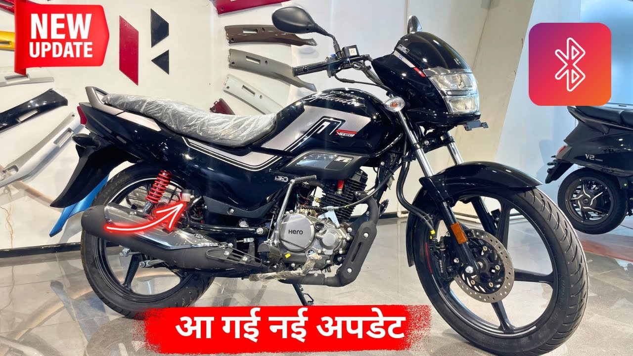 New 2025 Hero Super Splendor 125 All Black Model Review | On Road Price ...