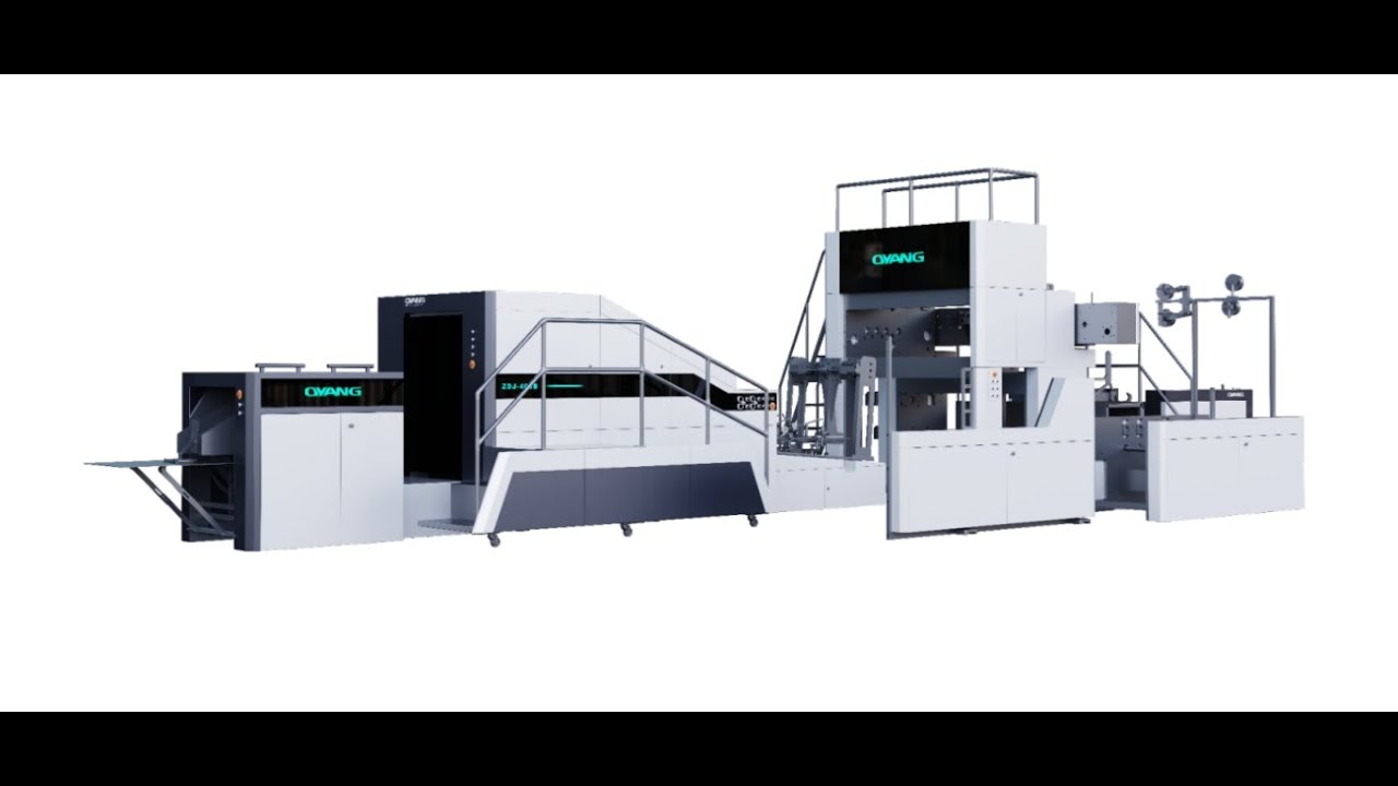 Oyang Tech-18 400S Paper Bag Machine changes size within 15 minutes ...