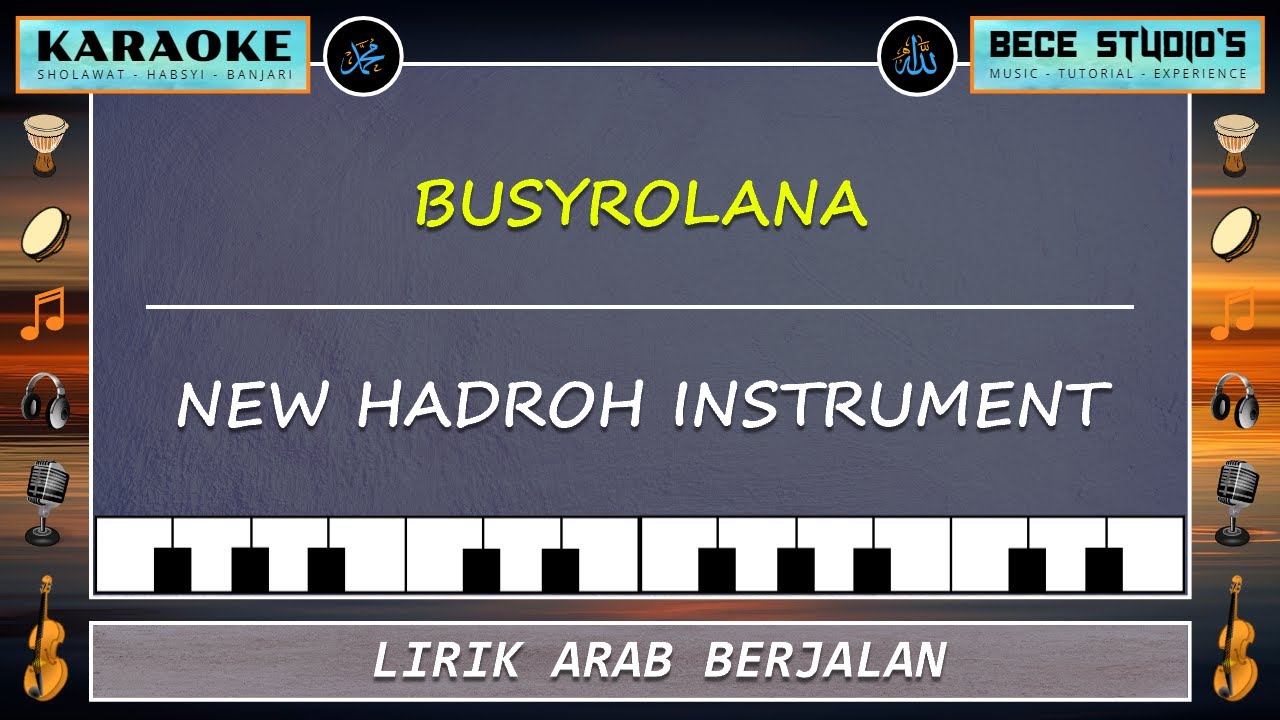 Karaoke || Busyrolana Full Lirik - YouTube