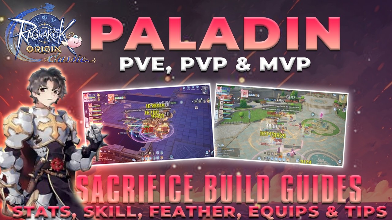 SACRIFICE BUILD PALADIN: Stats, Skills, Feathers, Equips & Tips ...