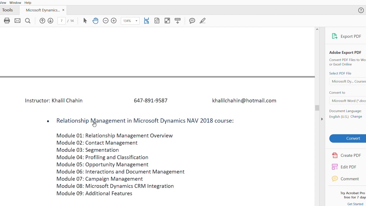 Microsoft Dynamics NAV Training courses - YouTube