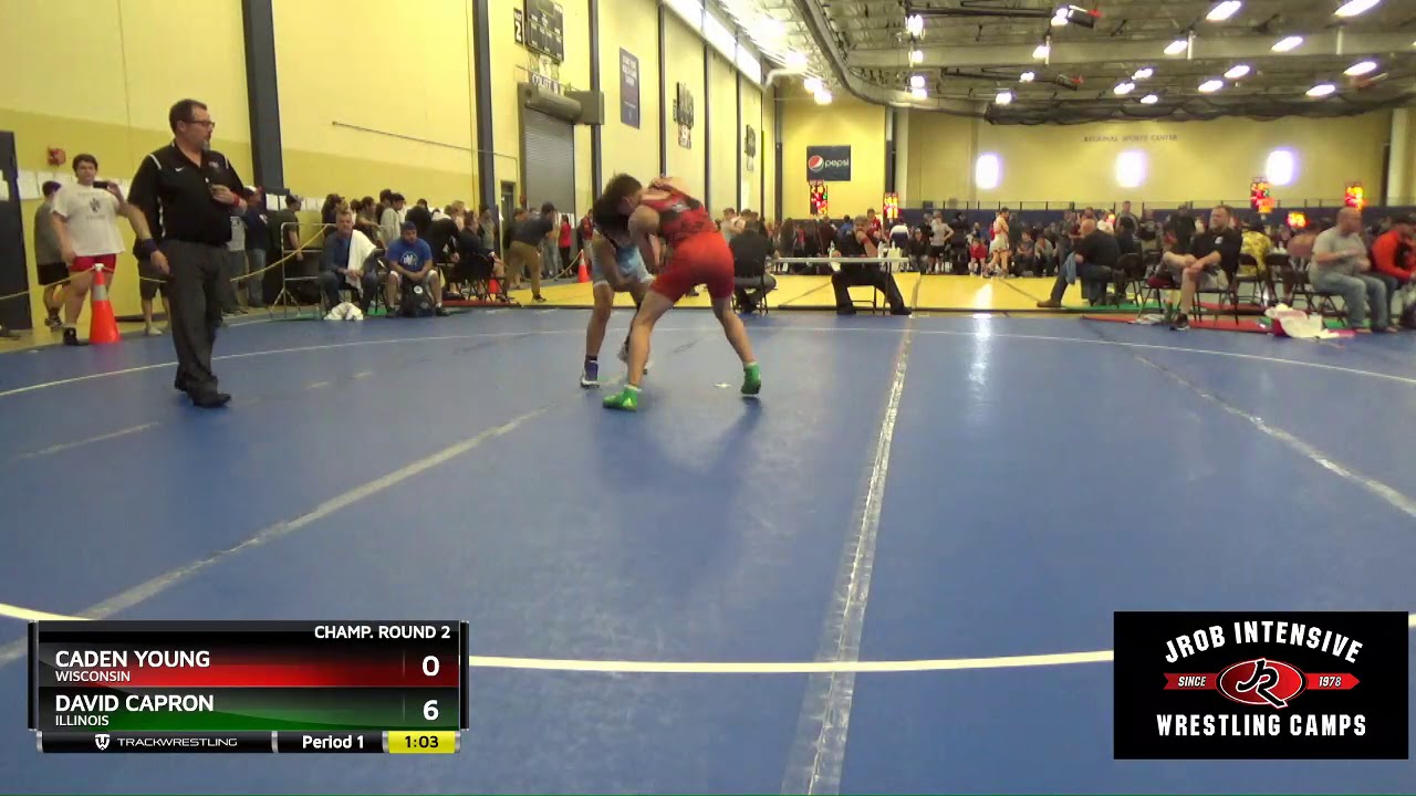 16U 152 Caden Young Wisconsin Vs David Capron Illinois - YouTube