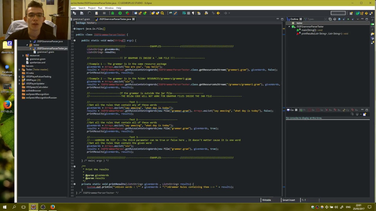 JSFG-Grammar-Rules-Parser-Library-for-Sphinx4-5 - YouTube