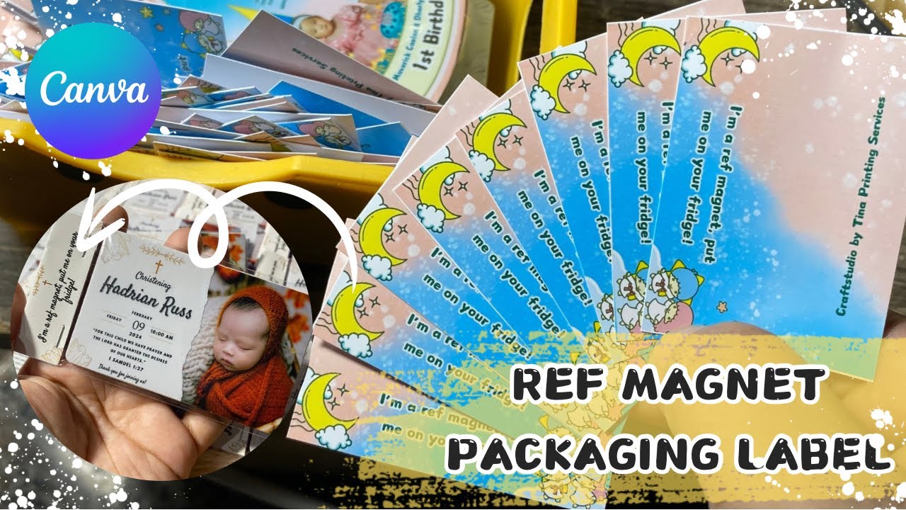 HOW I MAKE PACKAGING LABEL USING CANVA - YouTube