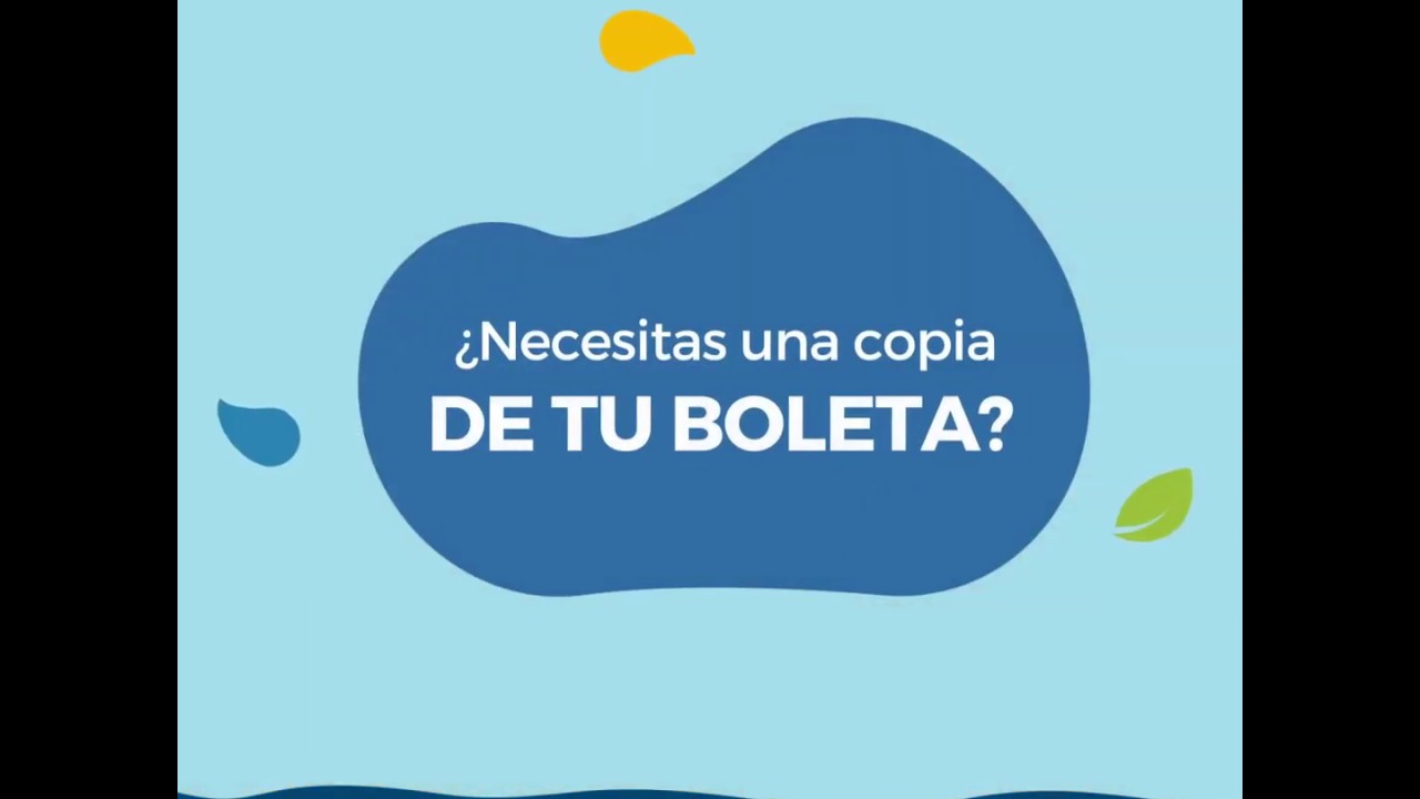¡Descarga tu boleta desde nuestro sitio web! - YouTube