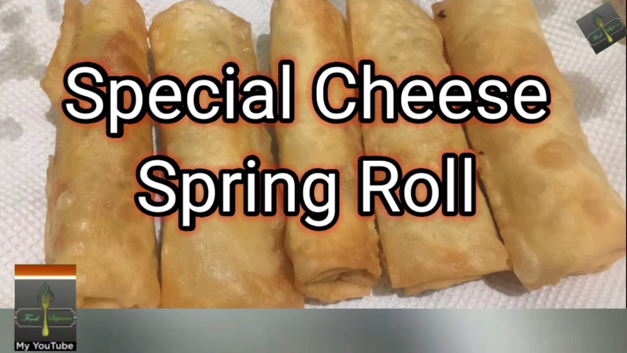Chicken Cheese Spring Rolls. Make Them and Freez Them for Later - YouTube