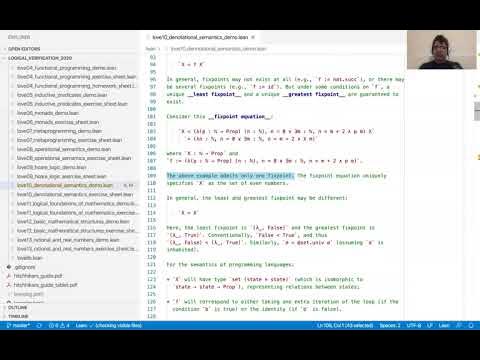 Logical Verification 2020 lecture10 103 fixpoints - YouTube