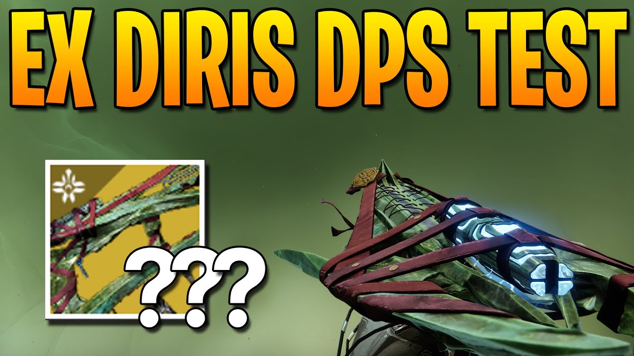 Ex Diris New Hive Boomer Exotic Weapon DPS Test! Is it Good?! (Destiny ...