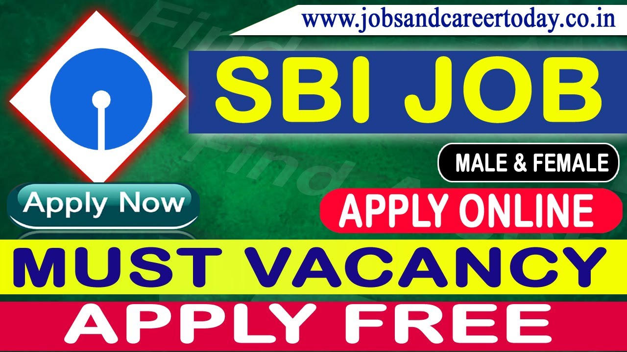 STATE BANK OF INDIA JOB 2024 | SBI JOB DETAILS | SBI 10th, 12th, BA ...