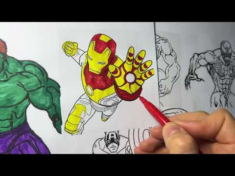 Hulk İron Man Captain America Marvel Avengers.