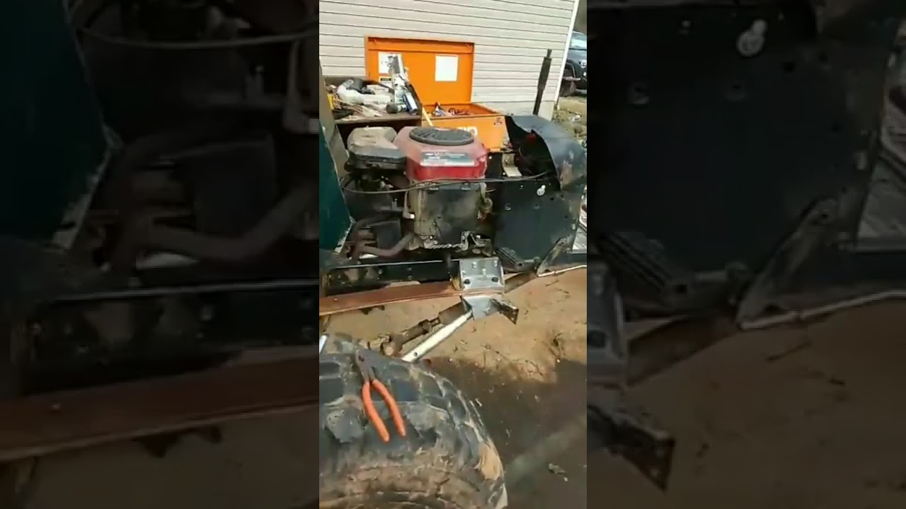 The mud mower build (part 6) A new heartbeat - YouTube