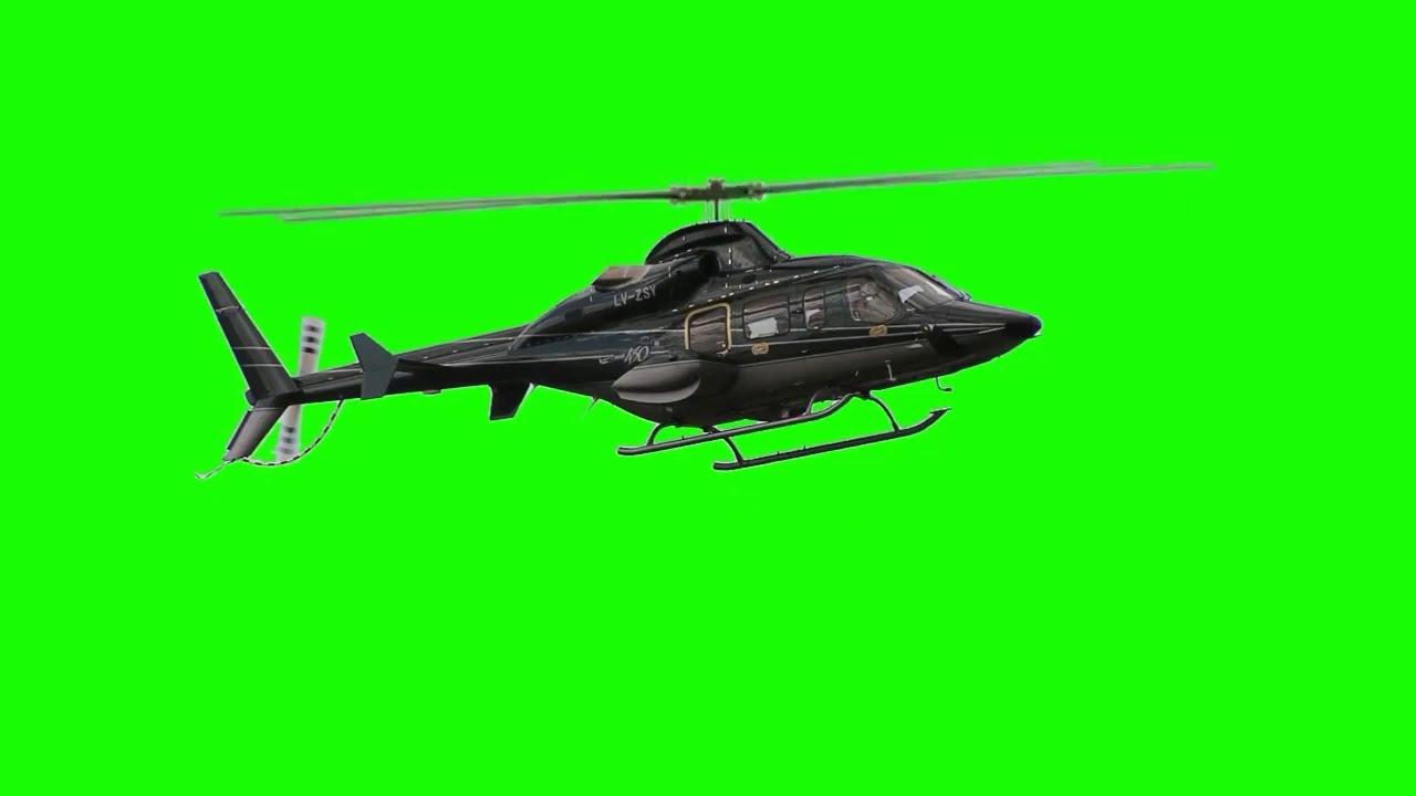 green screen helicopter landing - YouTube