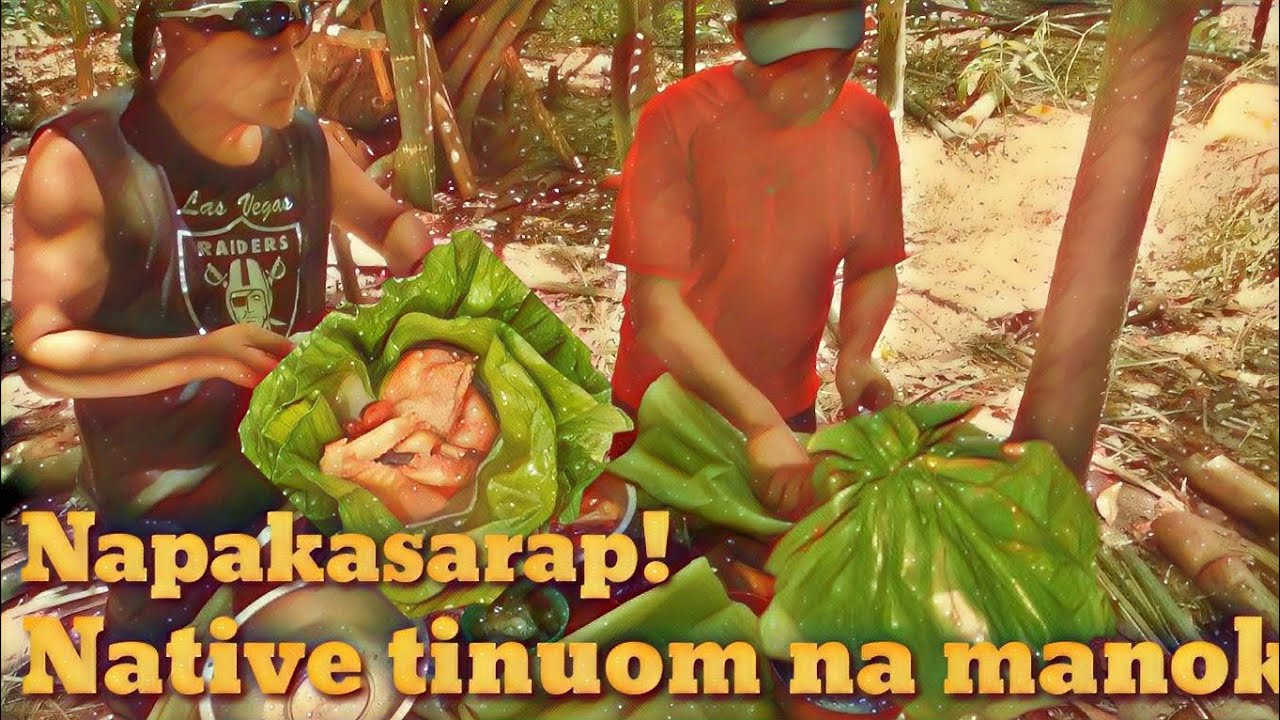 Native manok na tinuom wrapped and cooked in a banana leaves / Ala ...