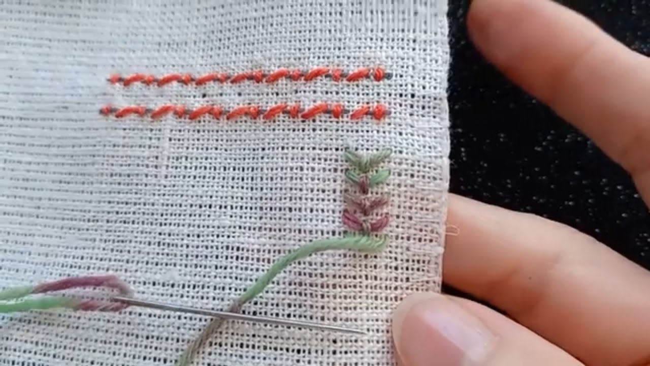 Vertical fly stitch tutorial - YouTube