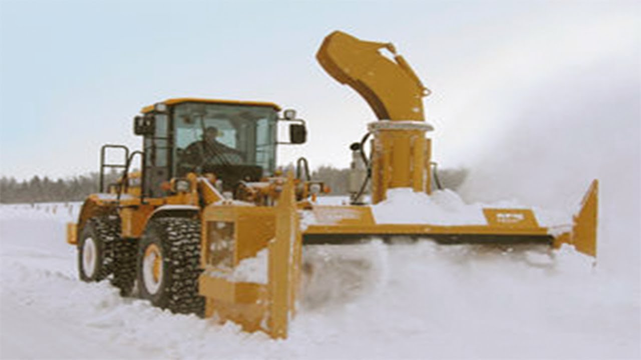 Amazing Snow Blower Removal Machines Working - YouTube
