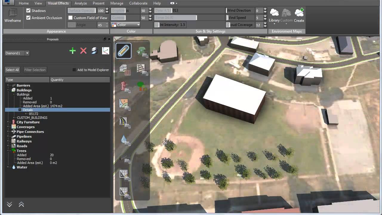 Autodesk InfraWorks: Sketching Trees and Roads - YouTube