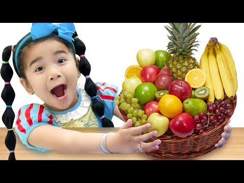 Yes Yes Fruits Song | Suri Pretend Play Learning Fruit Names Nursery Rhymes & Kids Songs