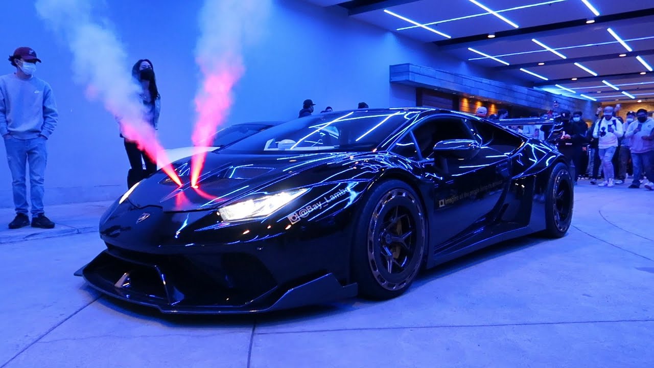 Car Meet Full Of Ricers And Exotics (Raw) - YouTube