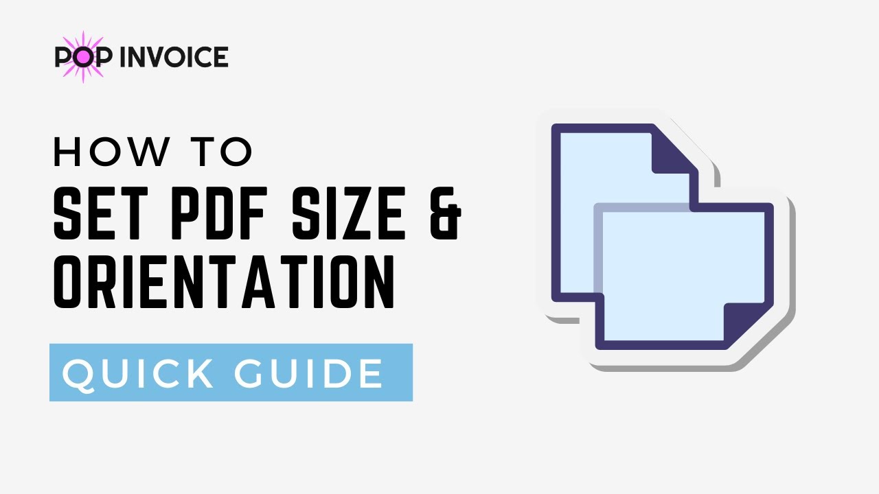 Custom Page Sizes & Orientation Invoices in Pop Invoice - YouTube