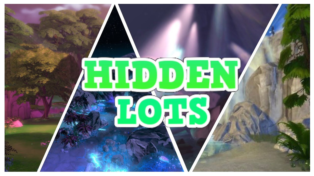 How To Get To All Hidden Lots | Sims 4 | Exploring Sylvan Glade, Deep ...