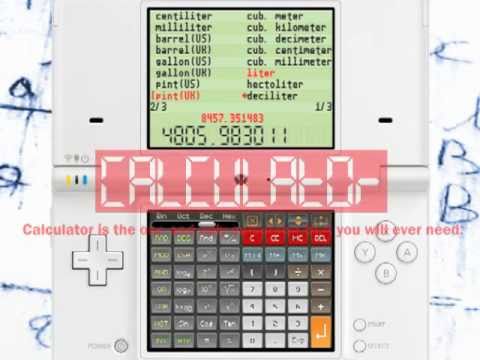 Calculator Trailer (DSiWare) - 200 Nintendo DSi Points - YouTube
