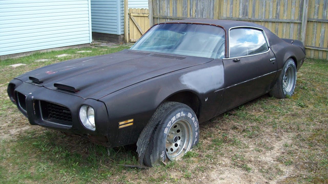 1972 firebird restoration part 14 painting base coat and clear coat in ...