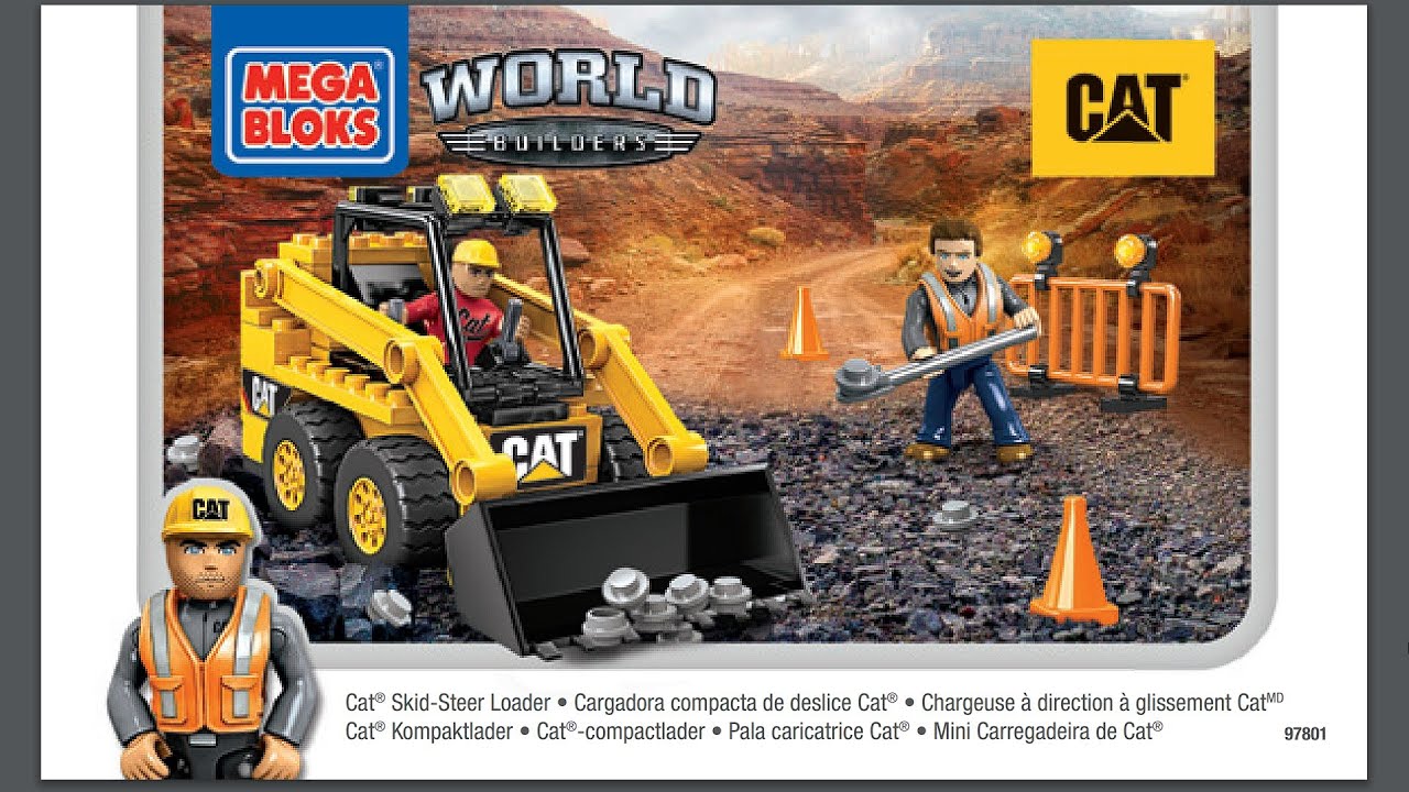 CAT® Skid Steer Loader Instructions | CAT | MEGA Bloks Anleitung ...