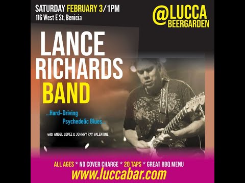 Lance Richards Band Live at Lucca BeerGarden Benicia, CA - YouTube