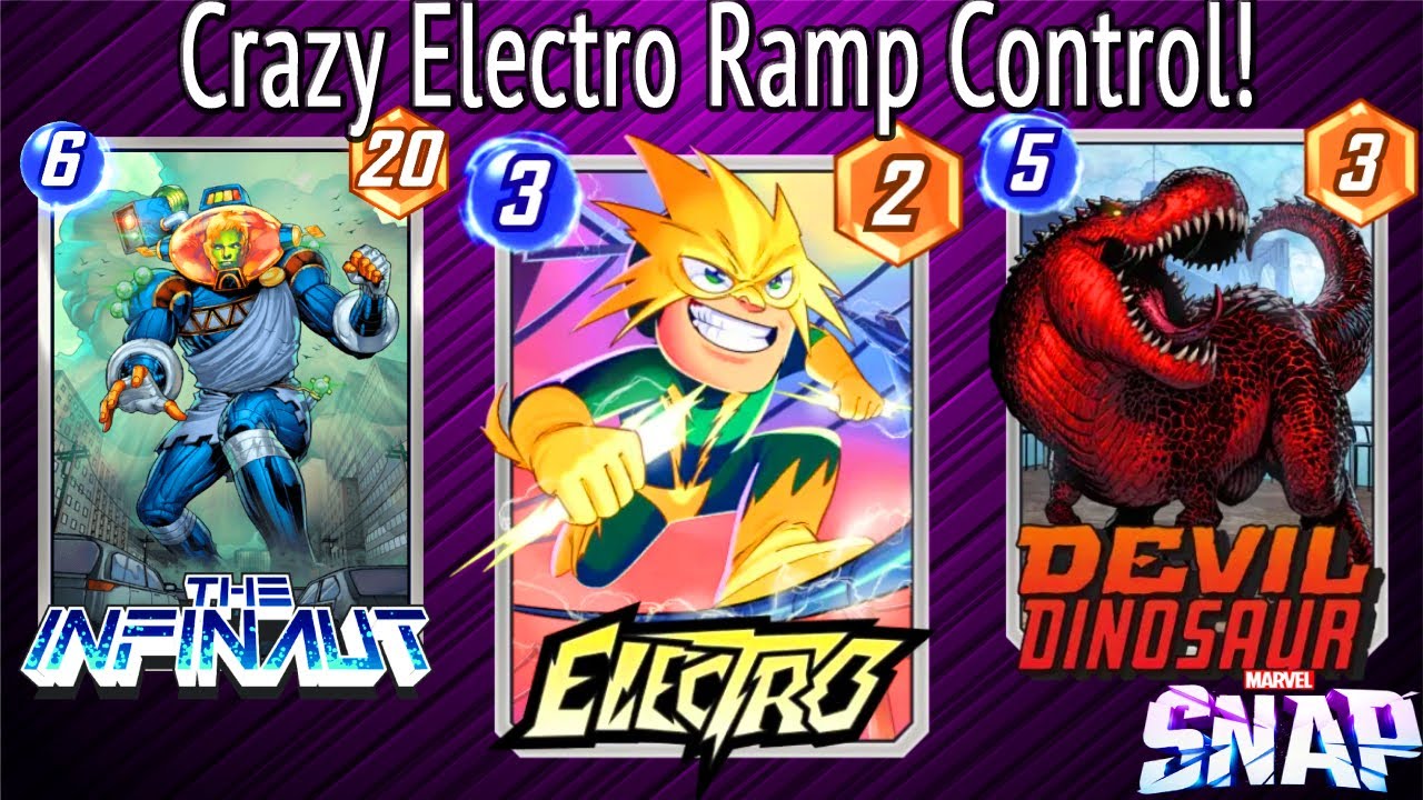 This List Is So Strong! - I.D.E.A.L Control Electro Ramp Deck - Marvel ...