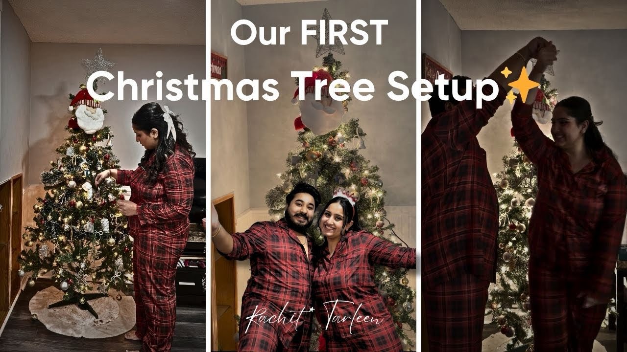 Setting Up Our Christmas Tree on a Budget 🎄 | Canadian Tire + Dollarama ...