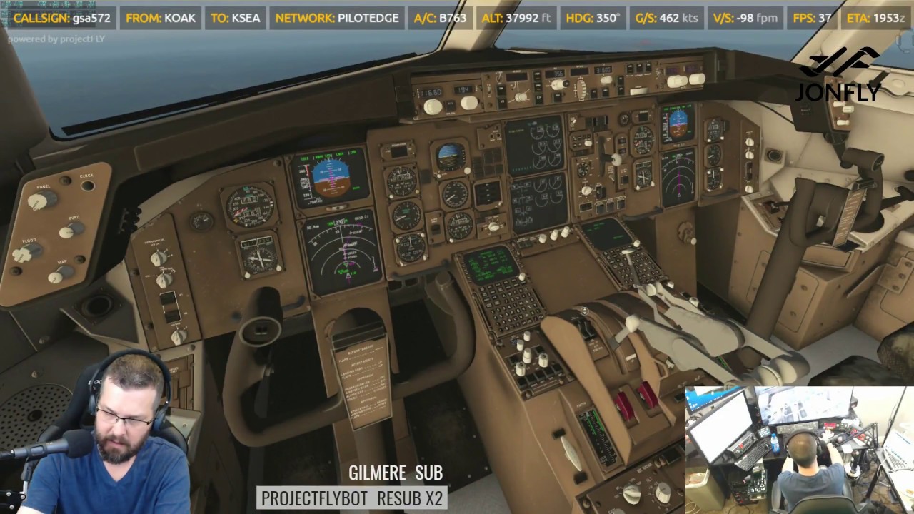 Boeing 767 Heavy - Descent and Landing - Pilotedge ATC - YouTube