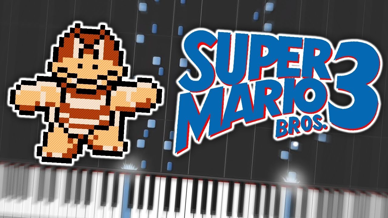 Super Mario Bros 3 Boss Theme Piano Tutorial Synthesia - YouTube