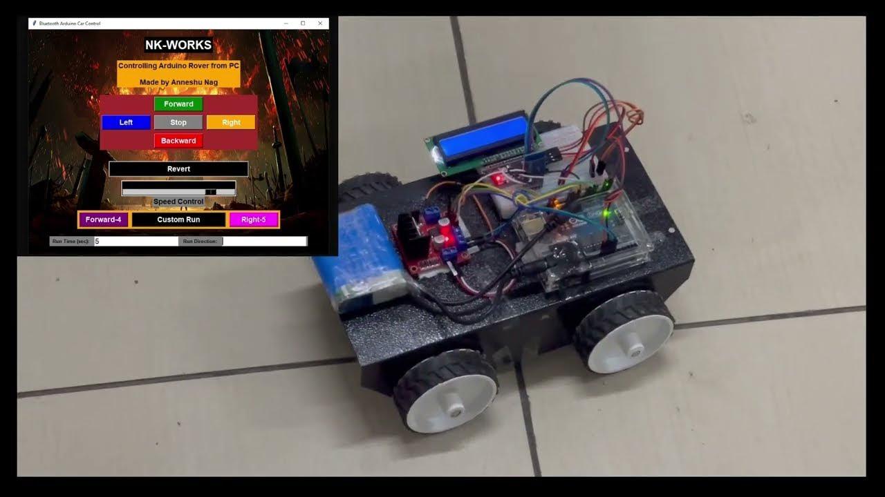 Controlling Arduino Rover using Custom GUI! - YouTube