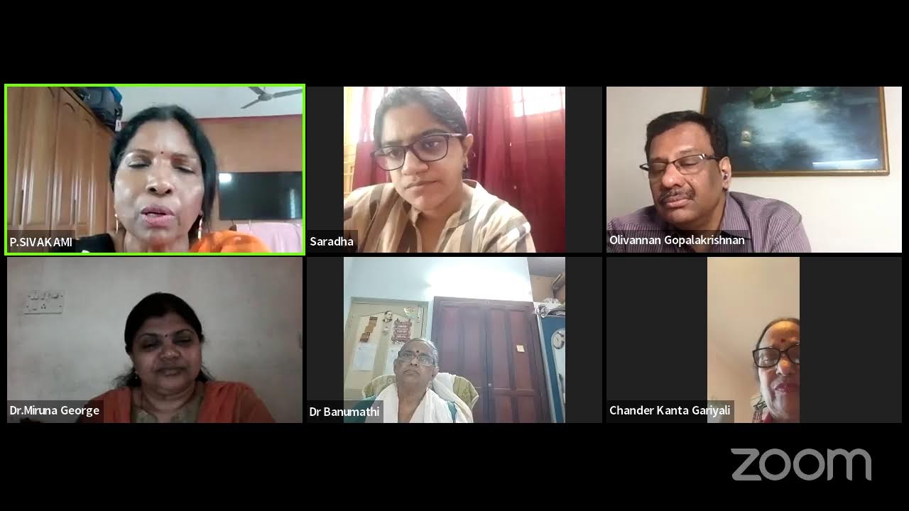 Discussion on LANGUAGE OF THE MIRROR authored by Dr. P. Sivakami (Retd ...