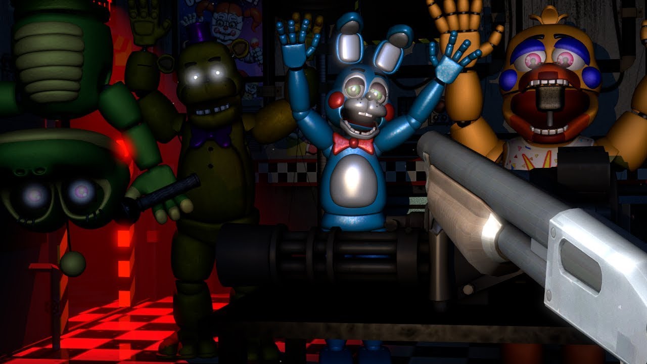 [FNAF SFM] FNAF 6 Ultimate Custom Night | Cheating & Counter Jumpscares ...