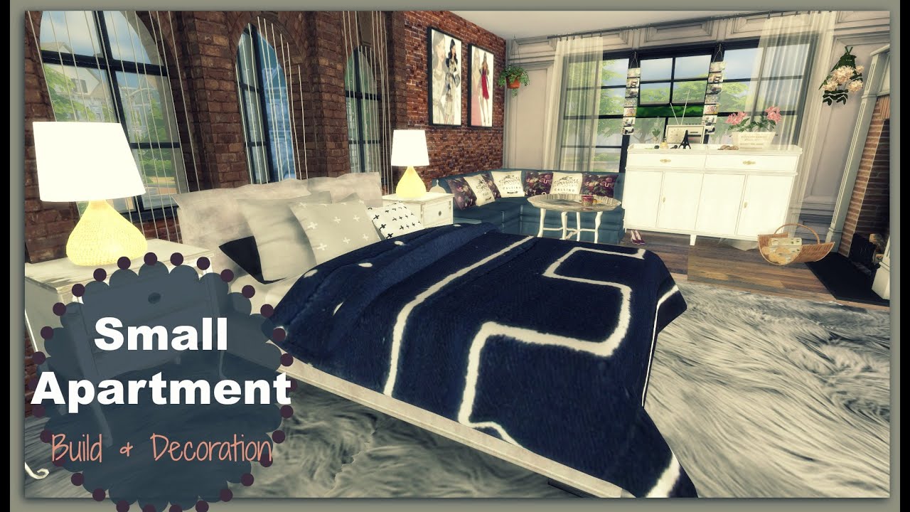 The Sims 4 - SMALL APARTMENT [APARTMENT BUILDING PART 3] - YouTube