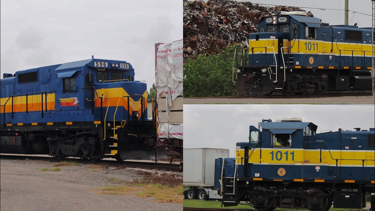 Epic Shortline Hunting In Florida! ft. Seminole Gulf Railroad & Port ...