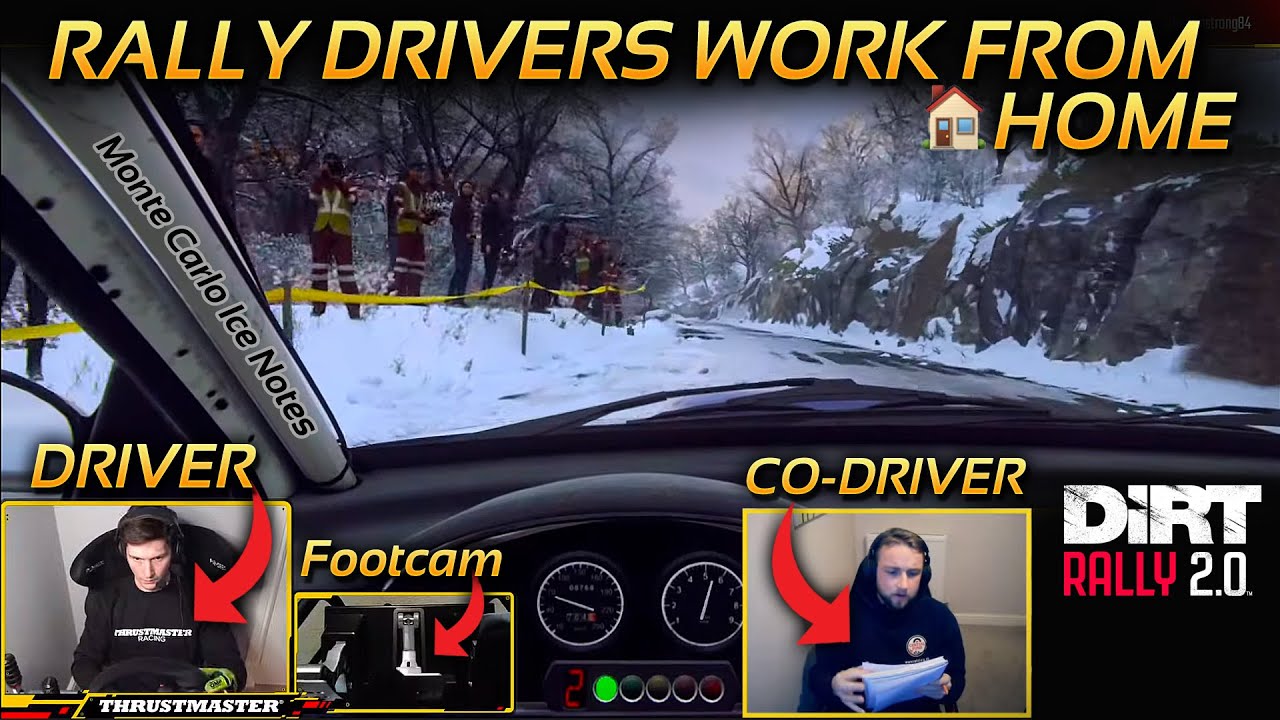 Real Co-Driver ICE Pacenotes - DiRT Rally 2.0 - Monte Carlo - YouTube