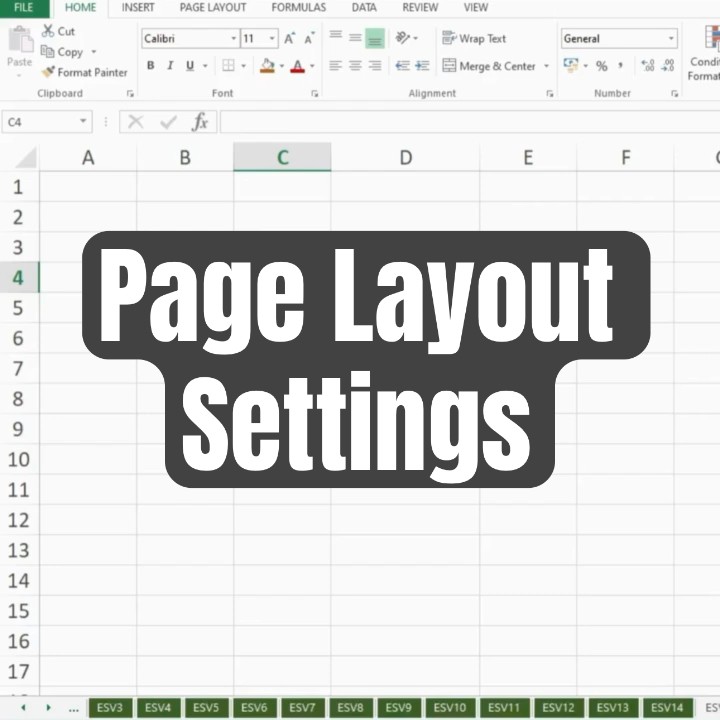 Page Layout in Excel - YouTube