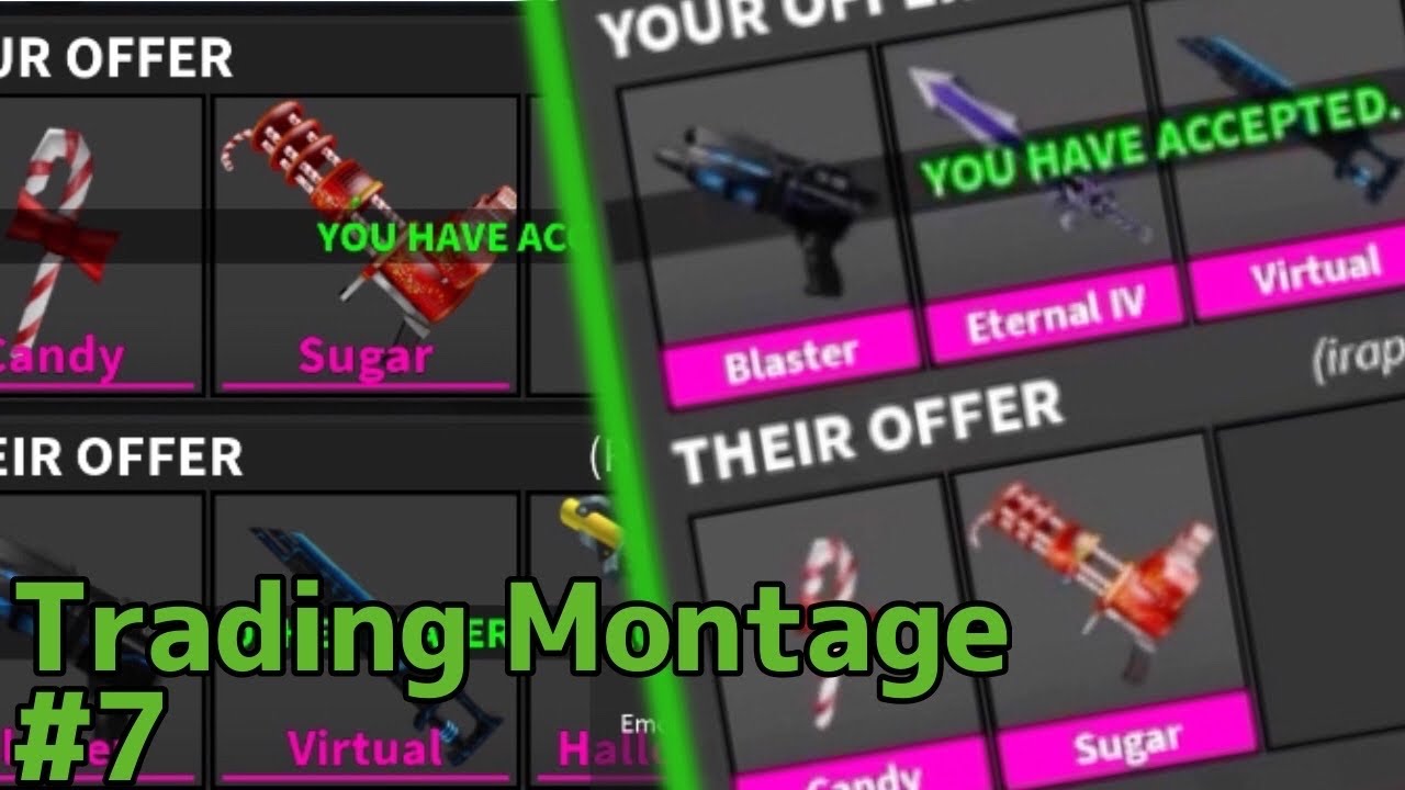 Mm2 Trading Montage #7 **insane trades** - YouTube