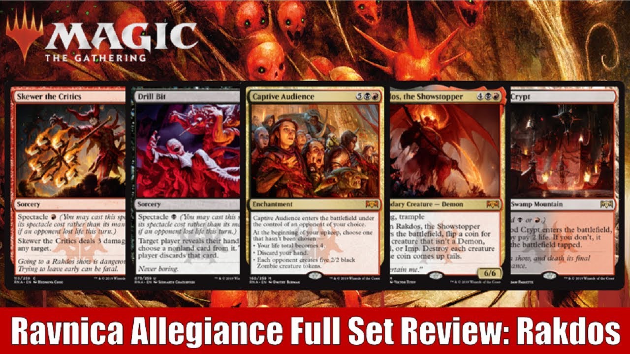 MTG Ravnica Allegiance Limited Set Review: Rakdos - YouTube