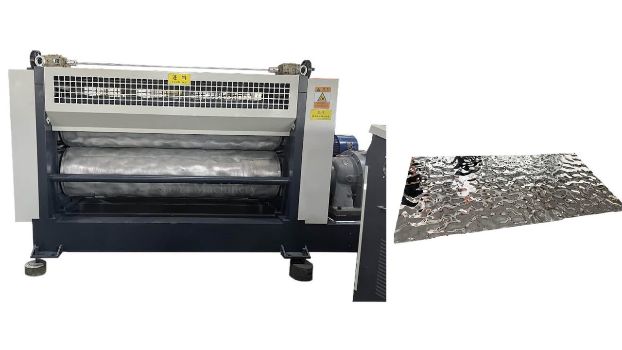 water effect embossing machine, water ripple effect stainless steel ...