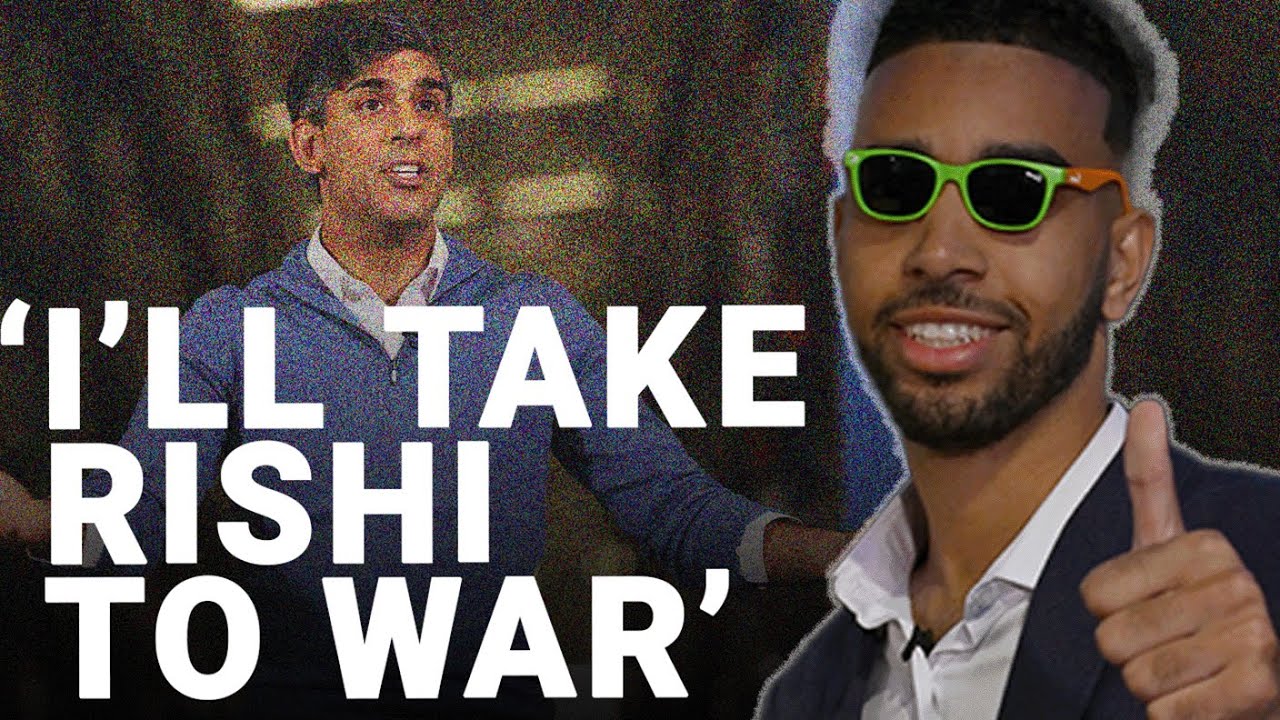 Niko Omilana repeatedly boasts he’ll beat Rishi Sunak only to receive ...