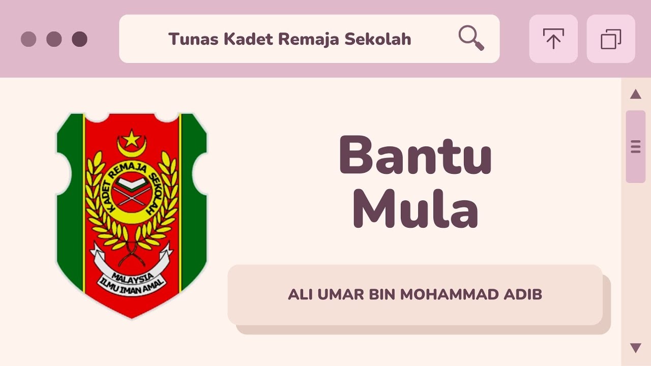BANTU MULA ALI UMAR BIN MOHAMMAD ADIB - YouTube