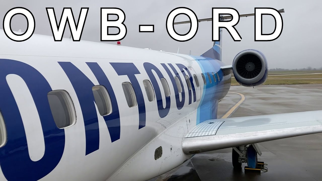 Contour Airlines ERJ-135 Flight from Owensboro to Chicago - YouTube
