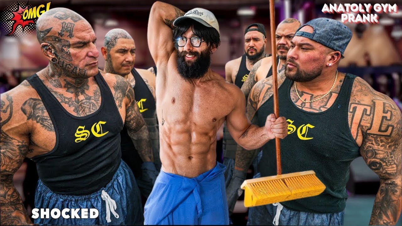 Anatoly Takes on the Worlds Strongest Man in a Gym Prank Battle 💪😲 ...