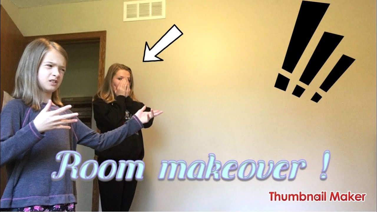 New painted room! Room makeover part 1 - YouTube
